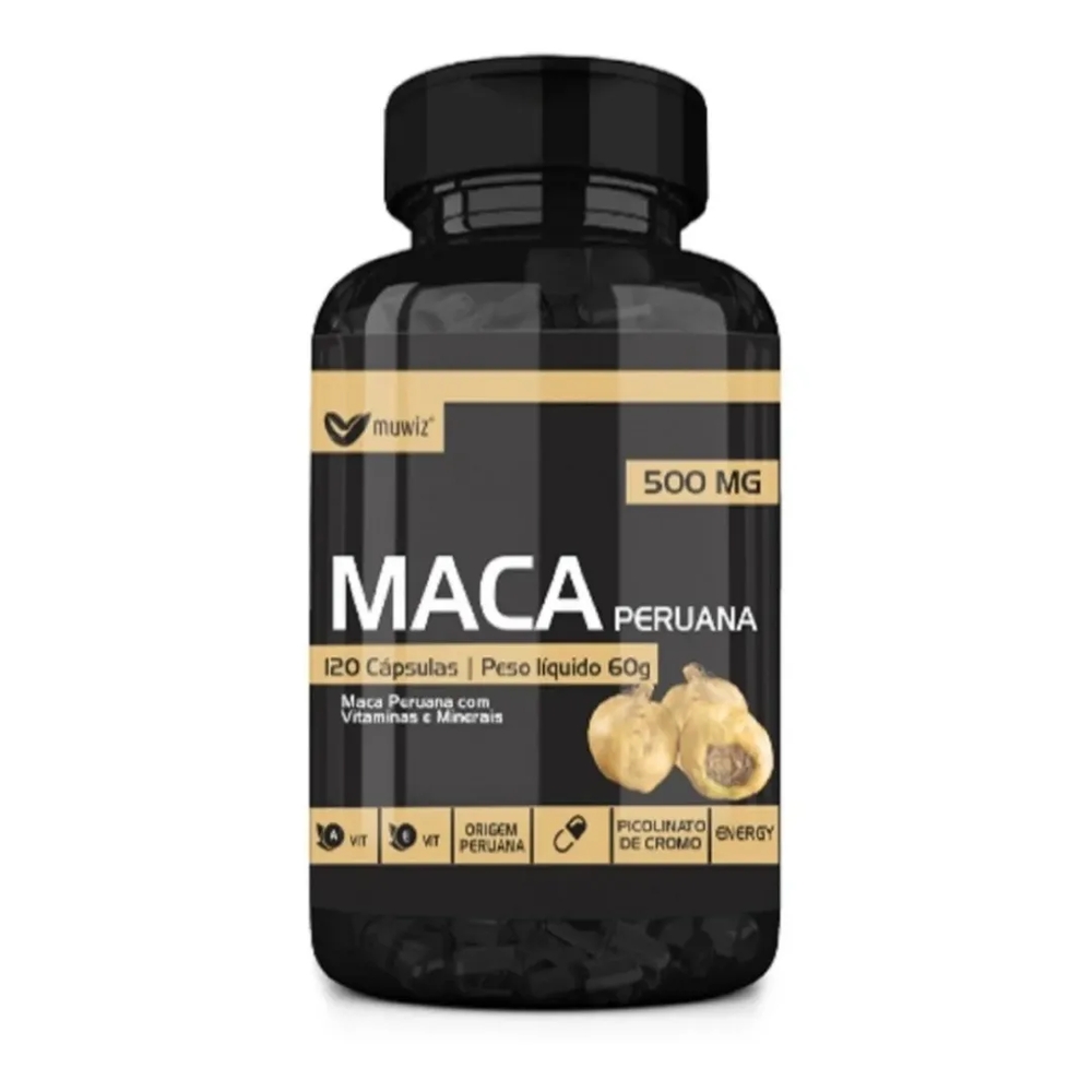 Maca Peruana Pura 500 mg - 120 cápsulas - Loja Singular