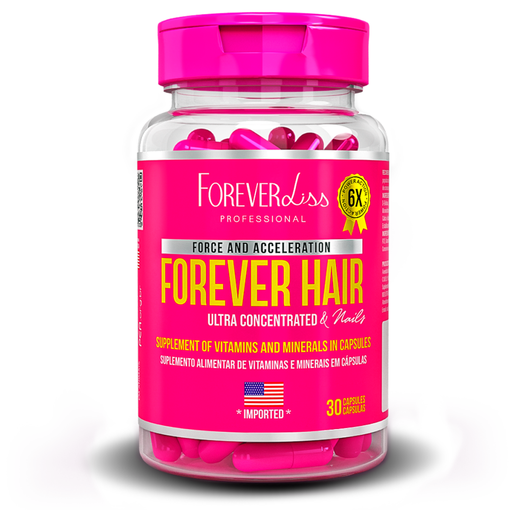 Forever Hair ForeverLiss Ultra Concentrado 30 cápsulas - Loja Singular